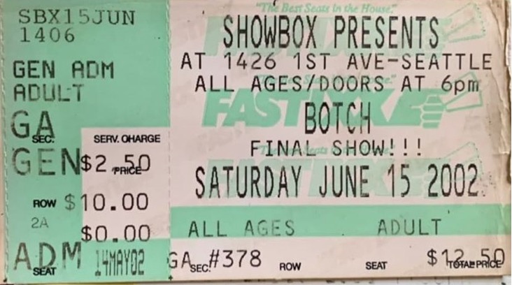 Botch – Tacoma Music History